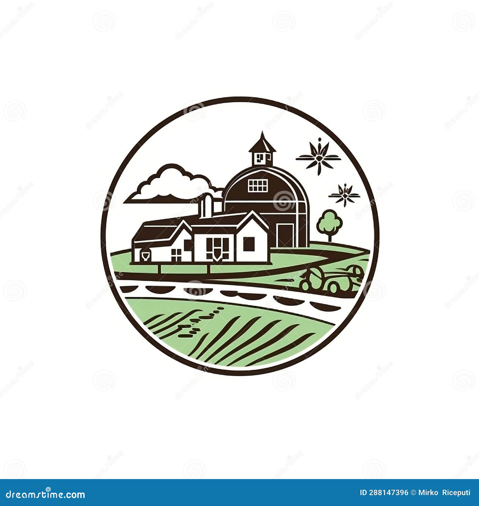 Farm website logo stock illustration. Illustration of number - 288147396