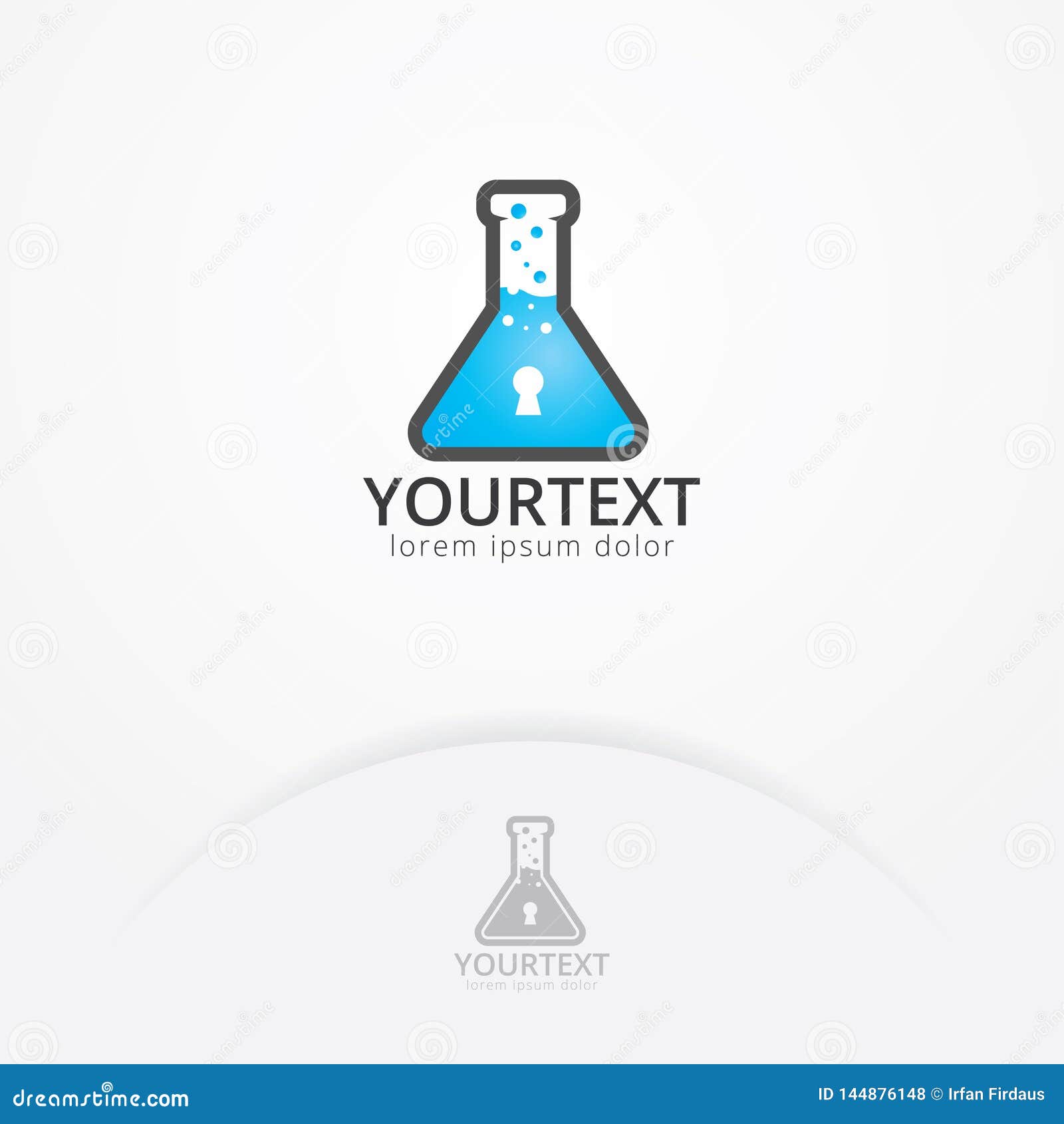 Lock Laboratory Logo Design Stock Vector - Illustration of coding, data ...