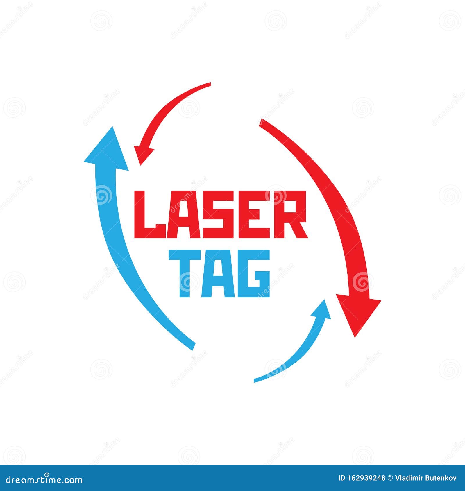 Vector Logo for Laser Tag and Airsoft Stock Illustration - Illustration ...
