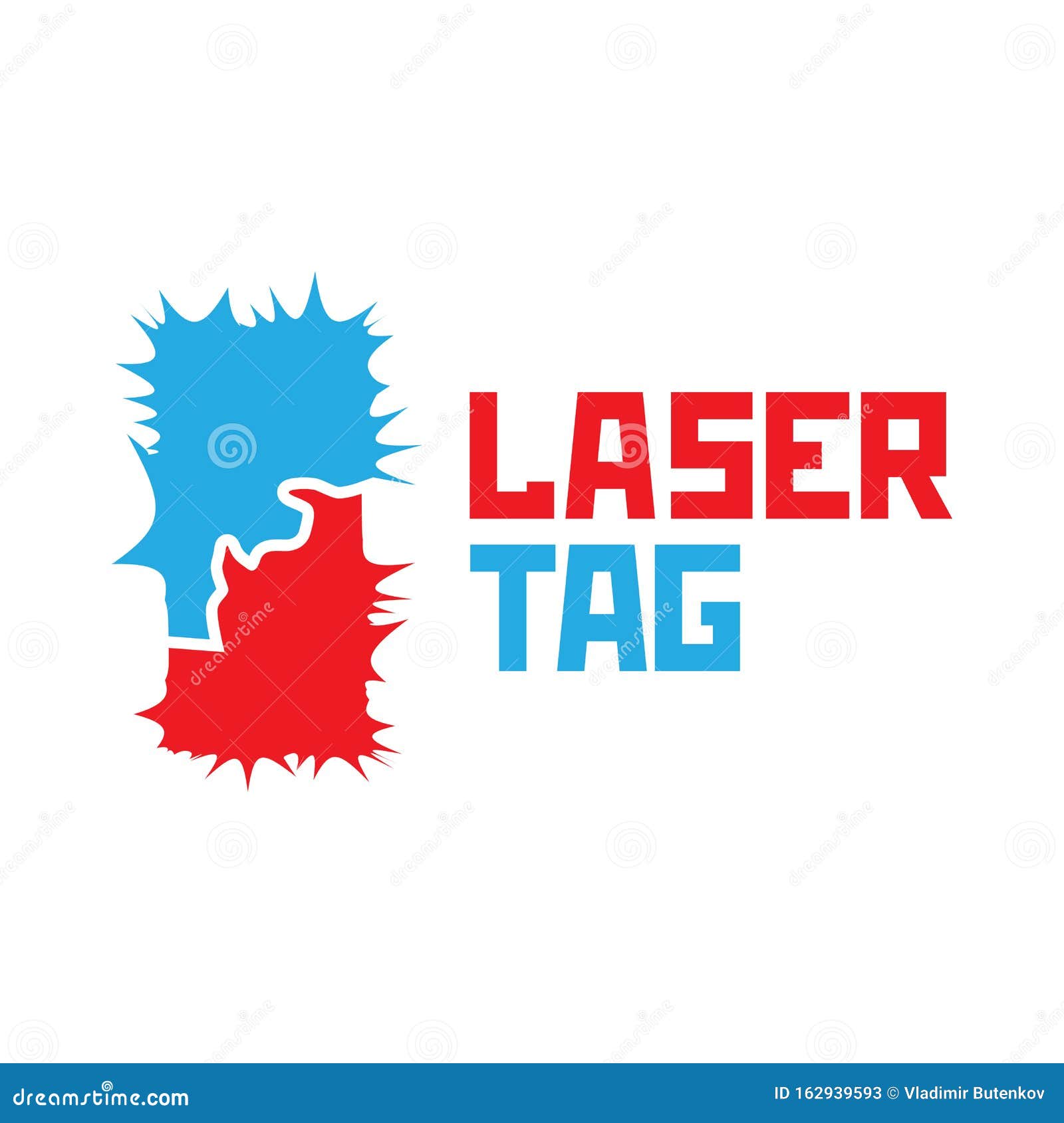 Vector Logo for Laser Tag and Airsoft Stock Illustration - Illustration ...