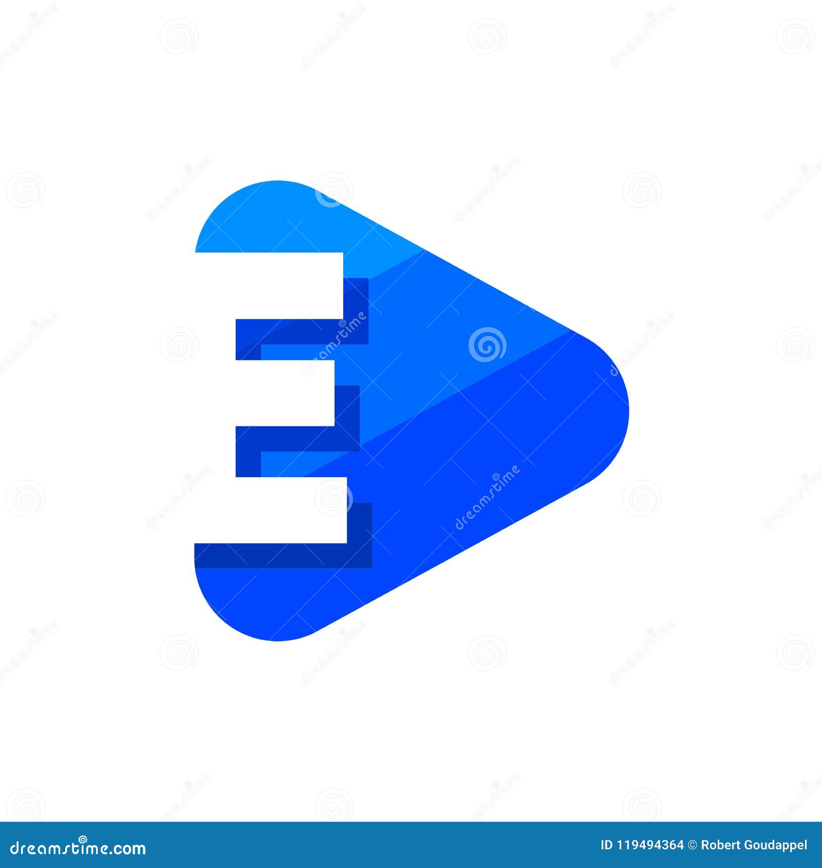 Vector Logo Letter E Triangle Stock Vector - Illustration of emblem ...