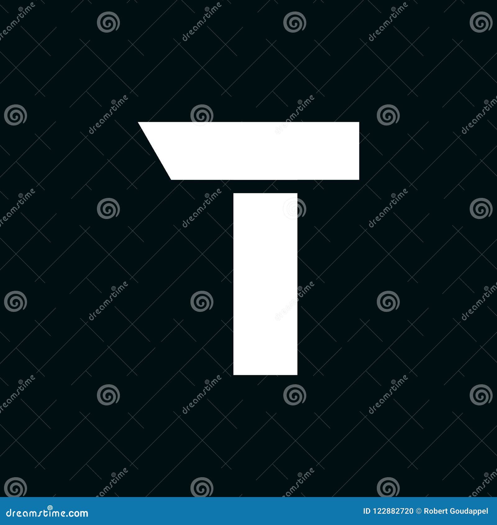 Vector Logo Letter T Wing stock vector. Illustration of alphabet ...