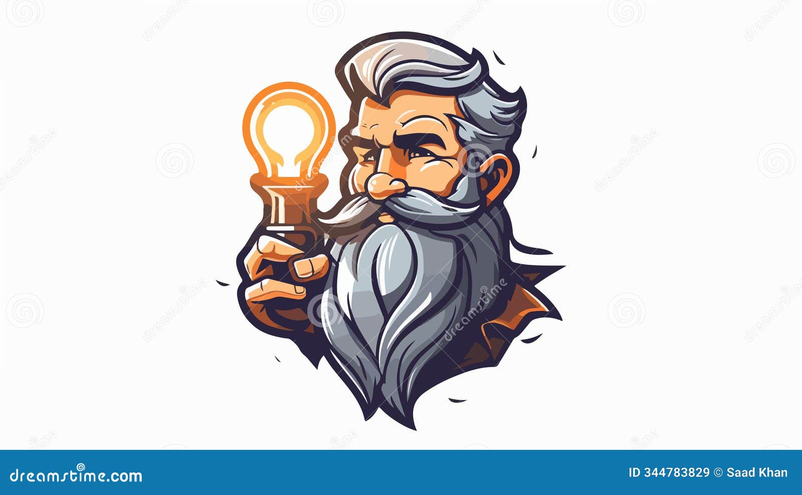 Vector Logo with Light Effect Cartoon Vector Illustration Stock Vector ...