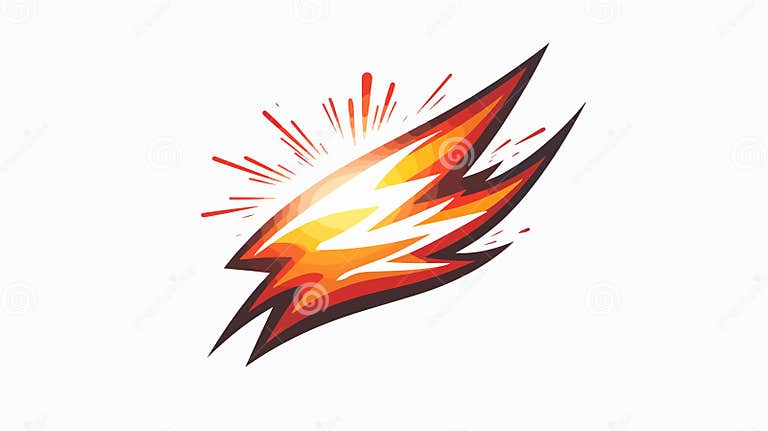 Vector Logo with Light Effect Cartoon Vector Illustration Stock Vector ...