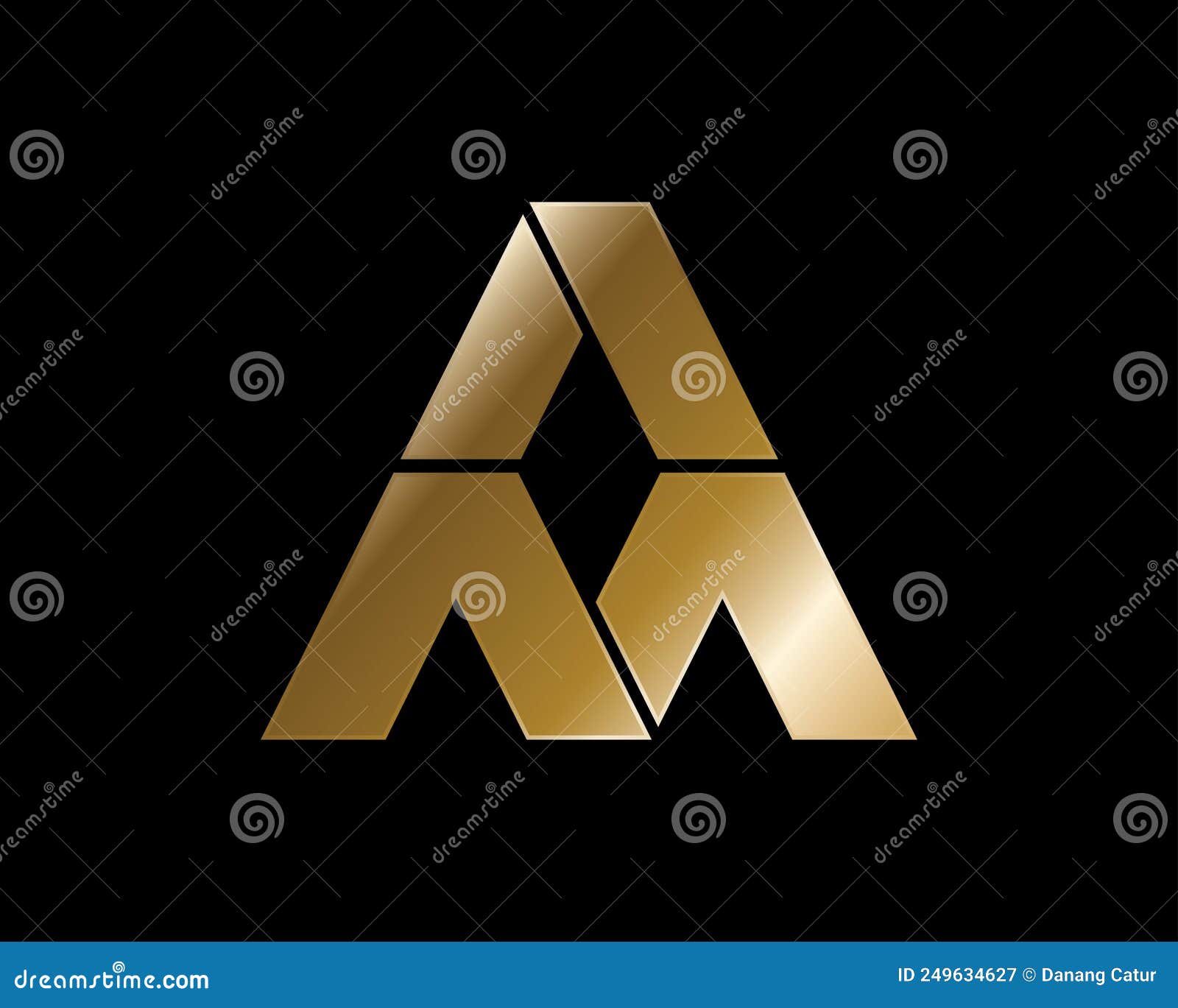 Am vector logo stock vector. Illustration of square - 249634627