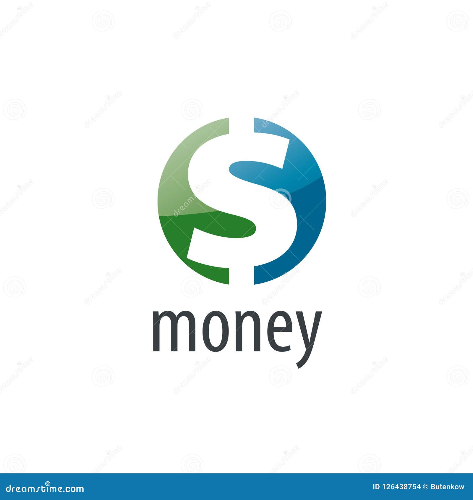 Vector logo money stock vector. Illustration of abstract - 126438754
