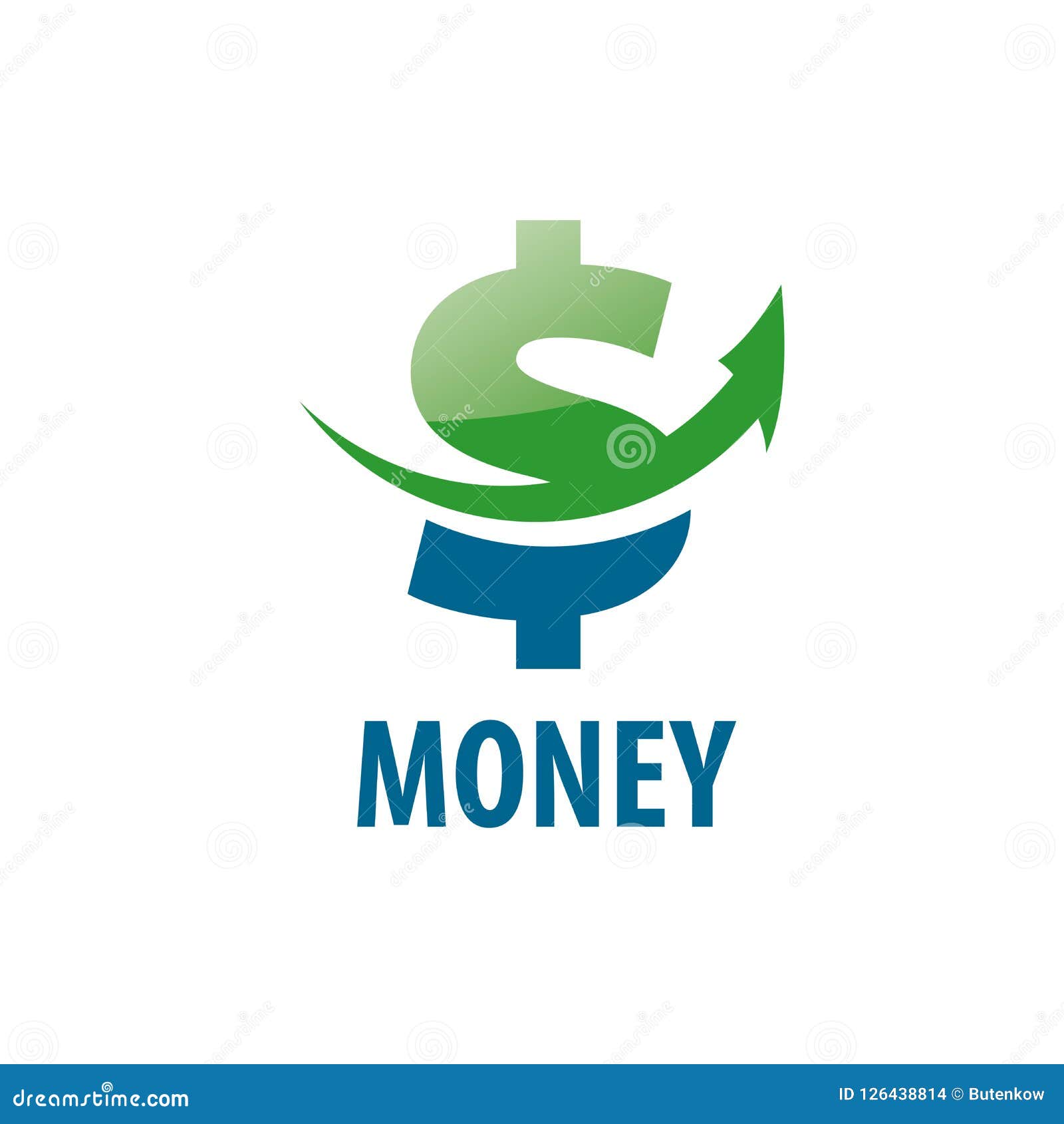 Vector logo money stock vector. Illustration of money - 126438814