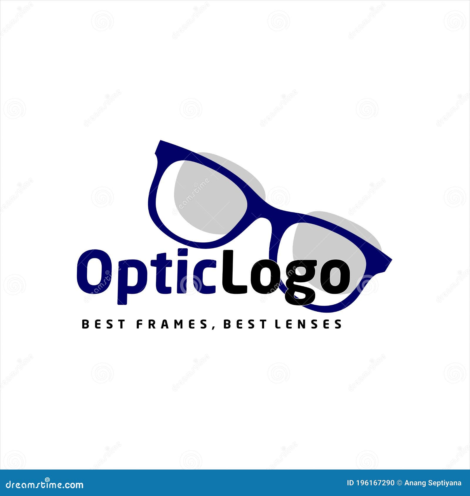 Vector Logo for Optic Shop or Eyes Care Stock Vector - Illustration of ...
