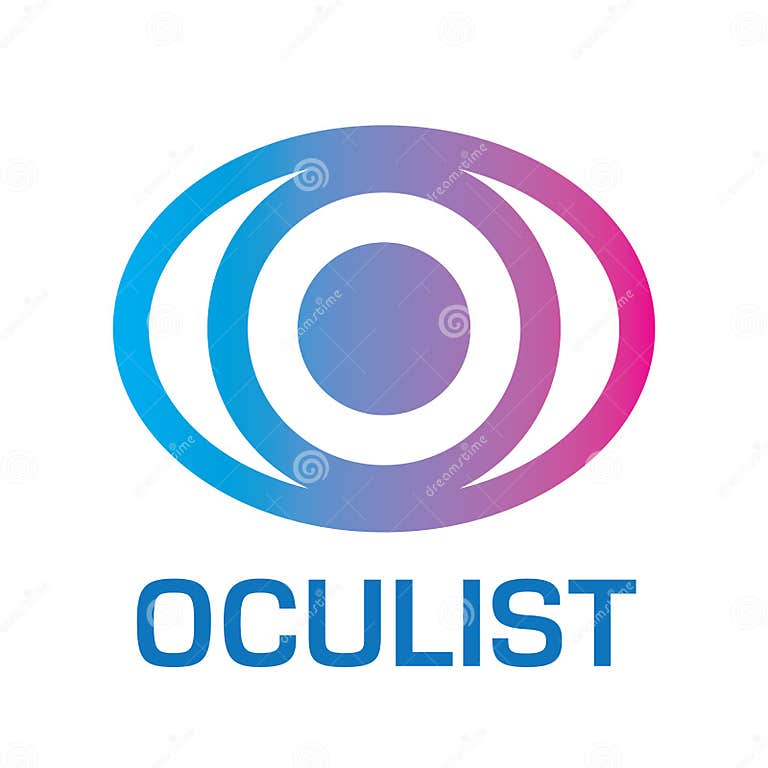 Vector Logo Optometrist, Optics and Vision Check Stock Illustration ...