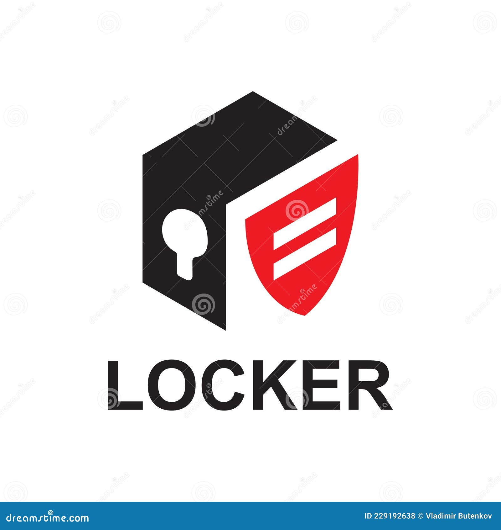Vector Logo of the Parcel Storage Locker Stock Vector - Illustration of ...