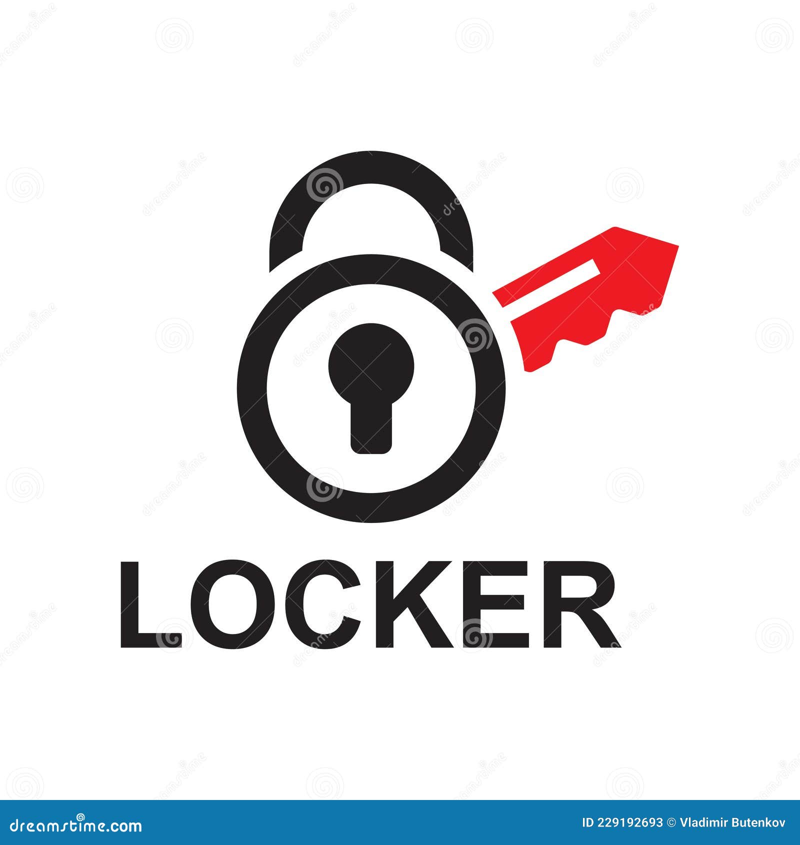 Vector Logo of the Parcel Storage Locker Stock Vector - Illustration of ...