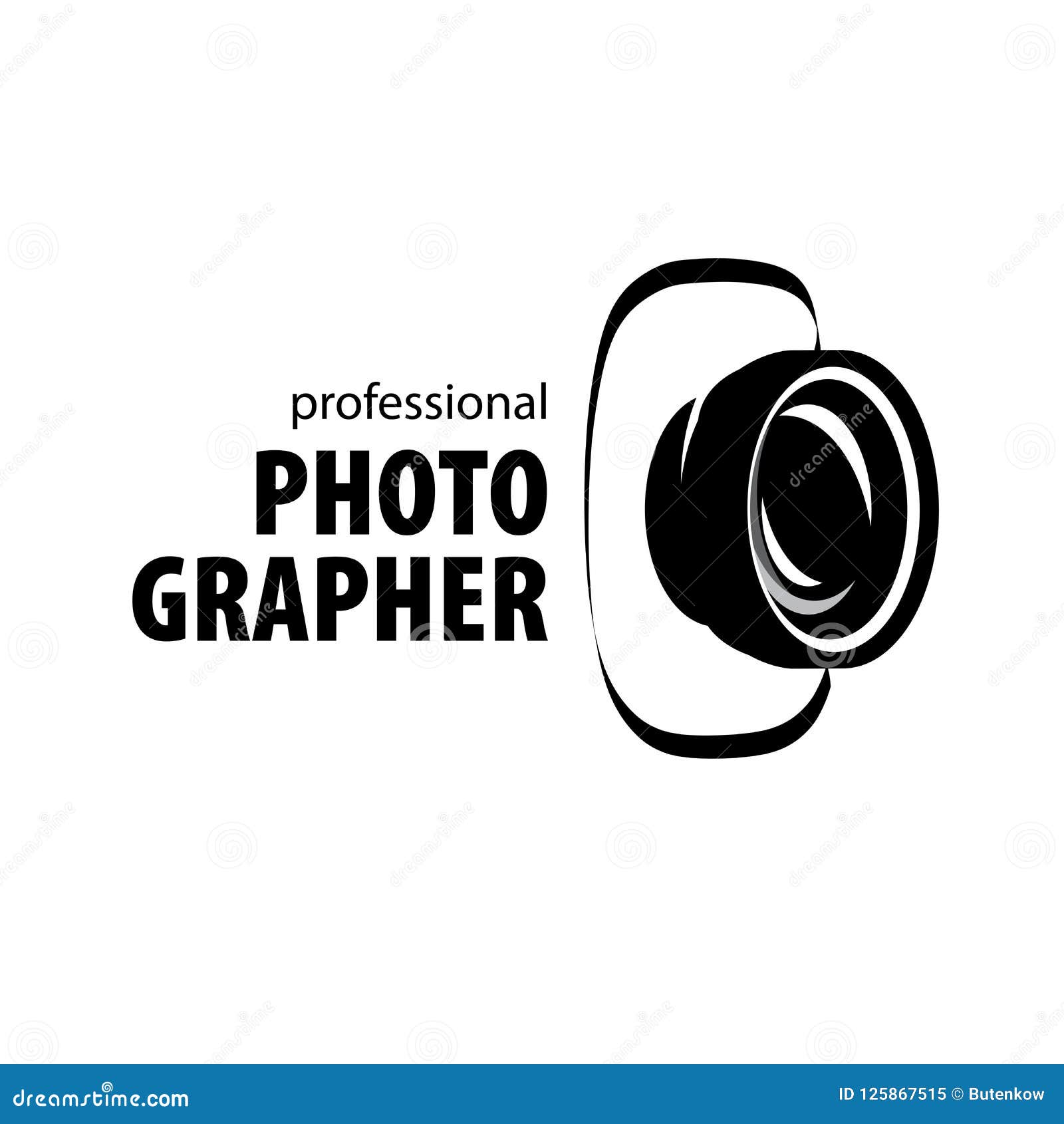 Vector Logo for Photographer Stock Vector - Illustration of creative ...