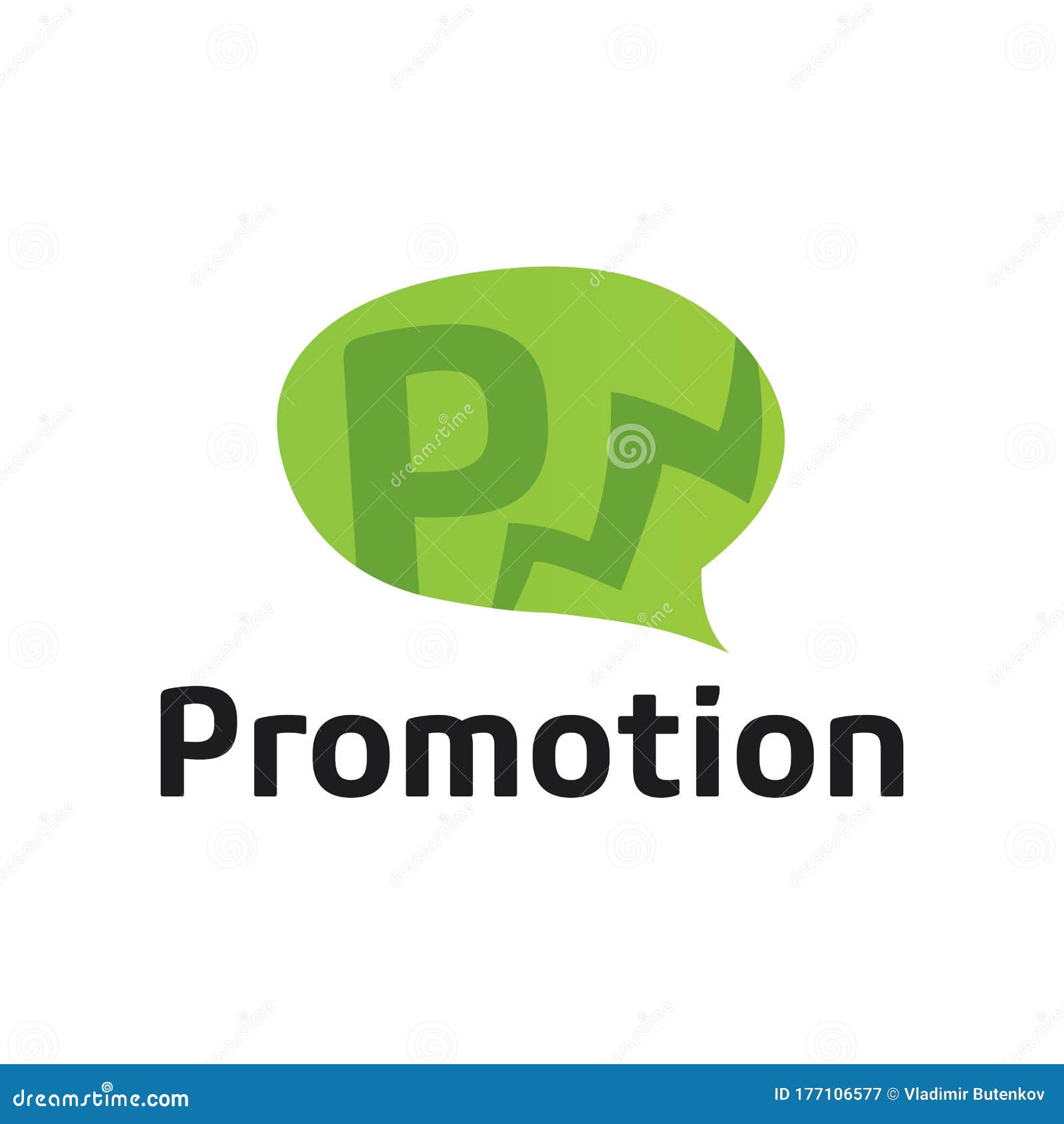 Vector Logo of Promotion in Social Networks, Advertising Stock ...