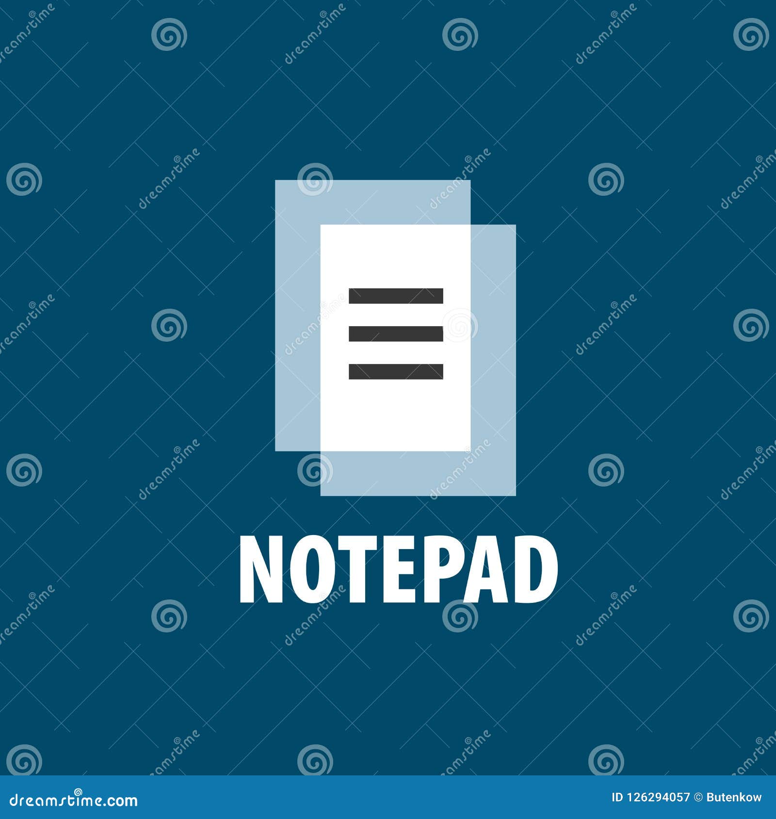 Vector logo for records stock vector. Illustration of object - 126294057