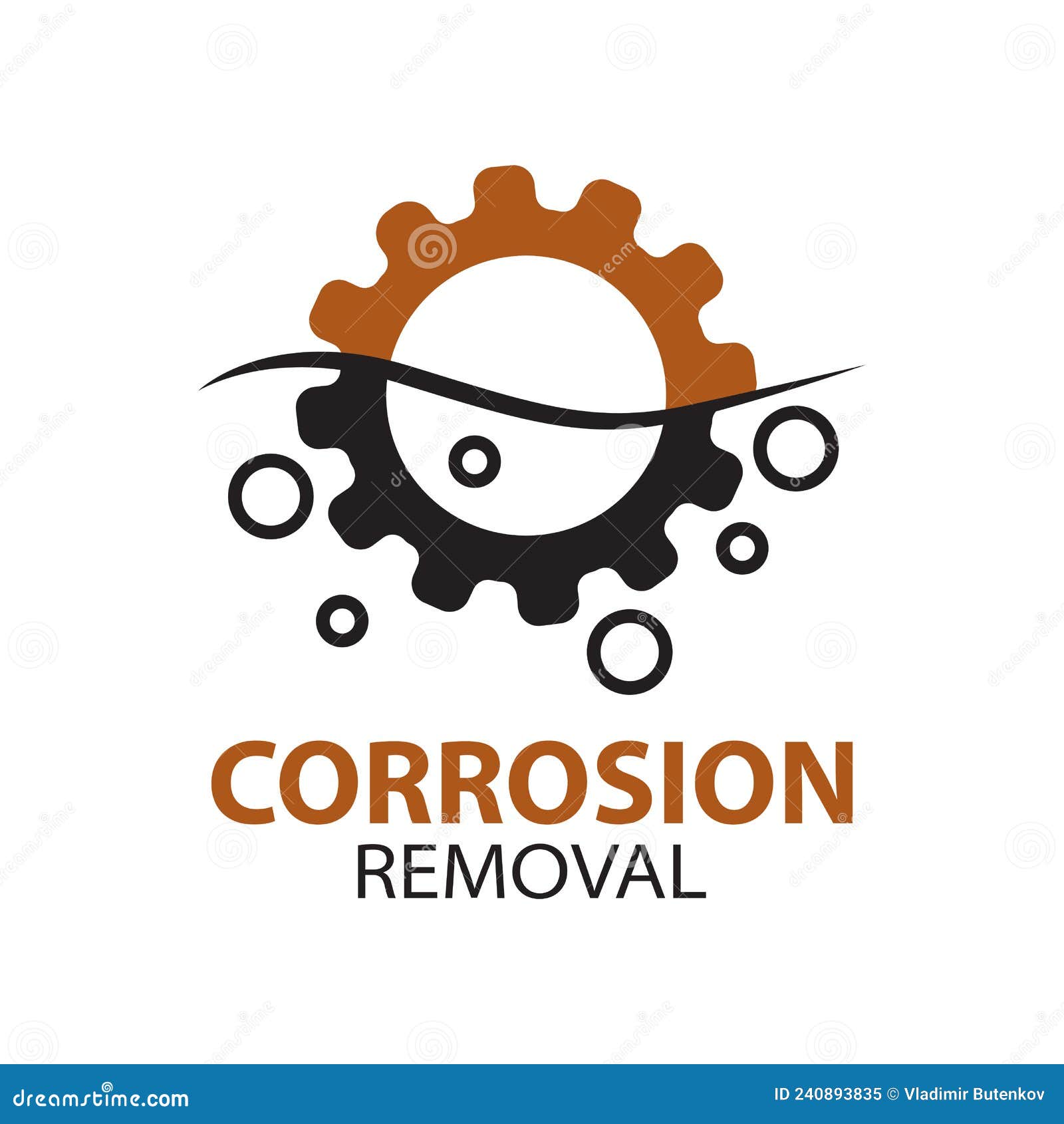 Vector Logo of Rust Removal and Treatment Stock Vector - Illustration ...
