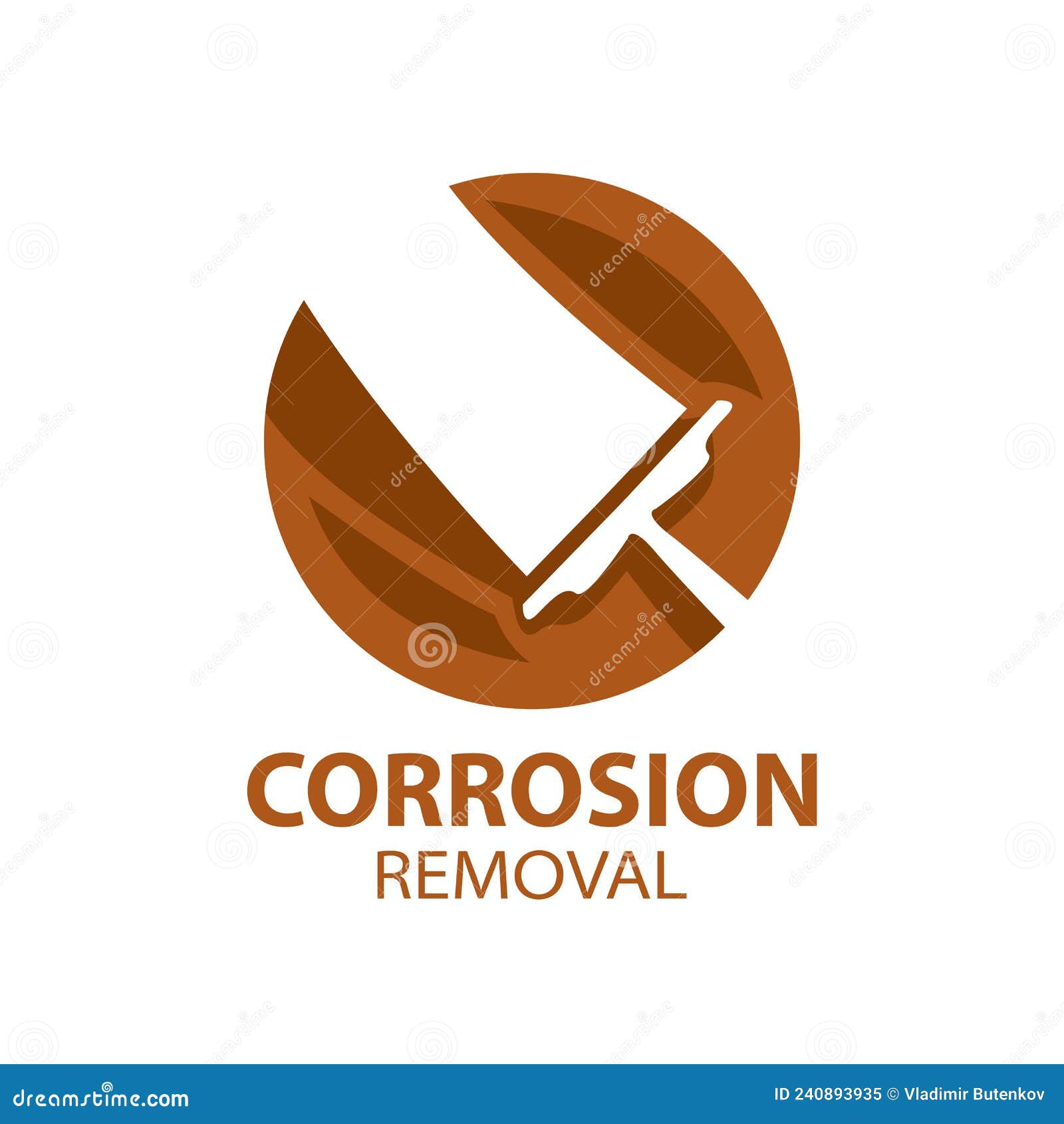 Vector Logo of Rust Removal and Treatment Stock Vector - Illustration ...