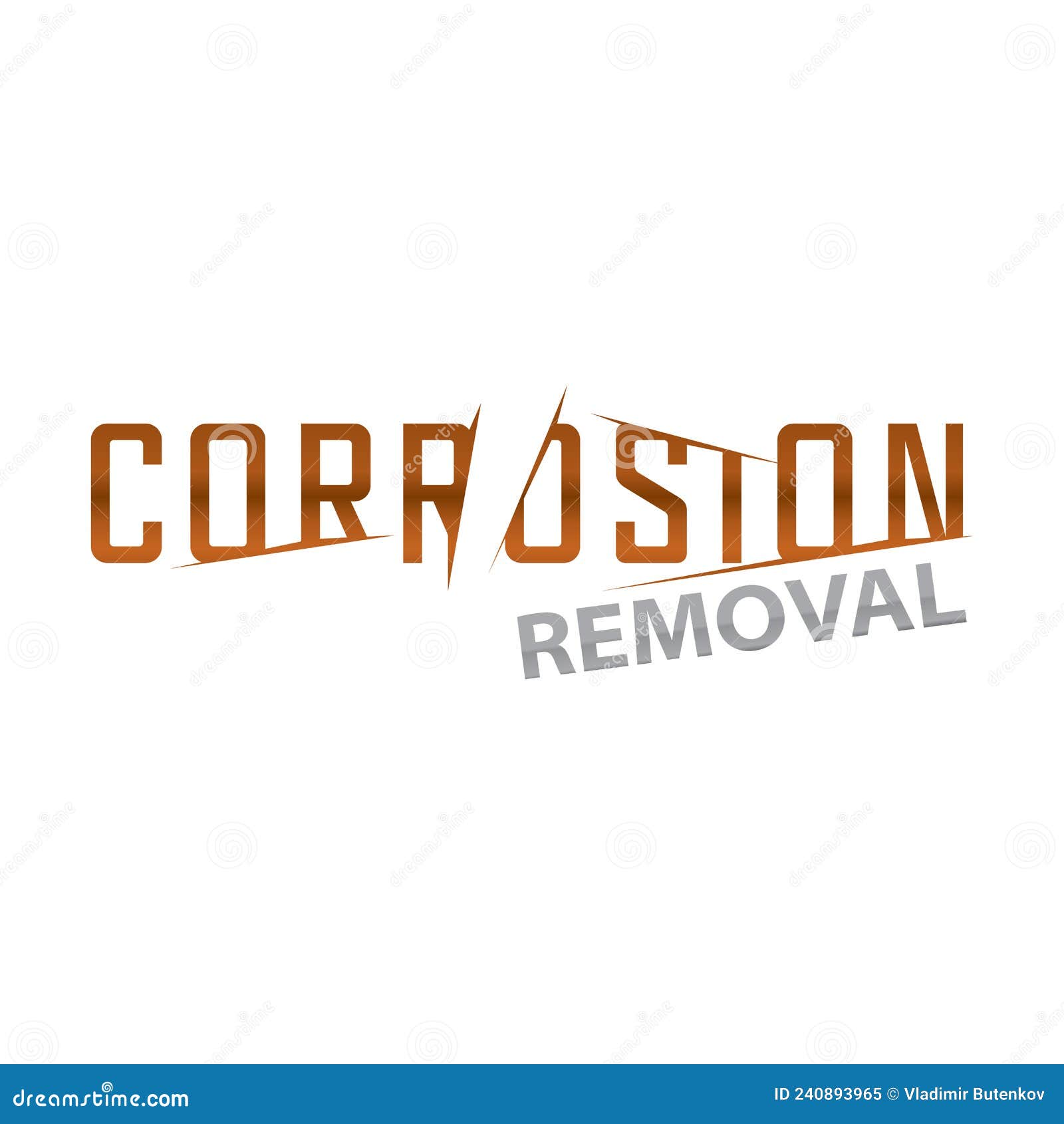 Vector Logo of Rust Removal and Treatment Stock Vector - Illustration ...