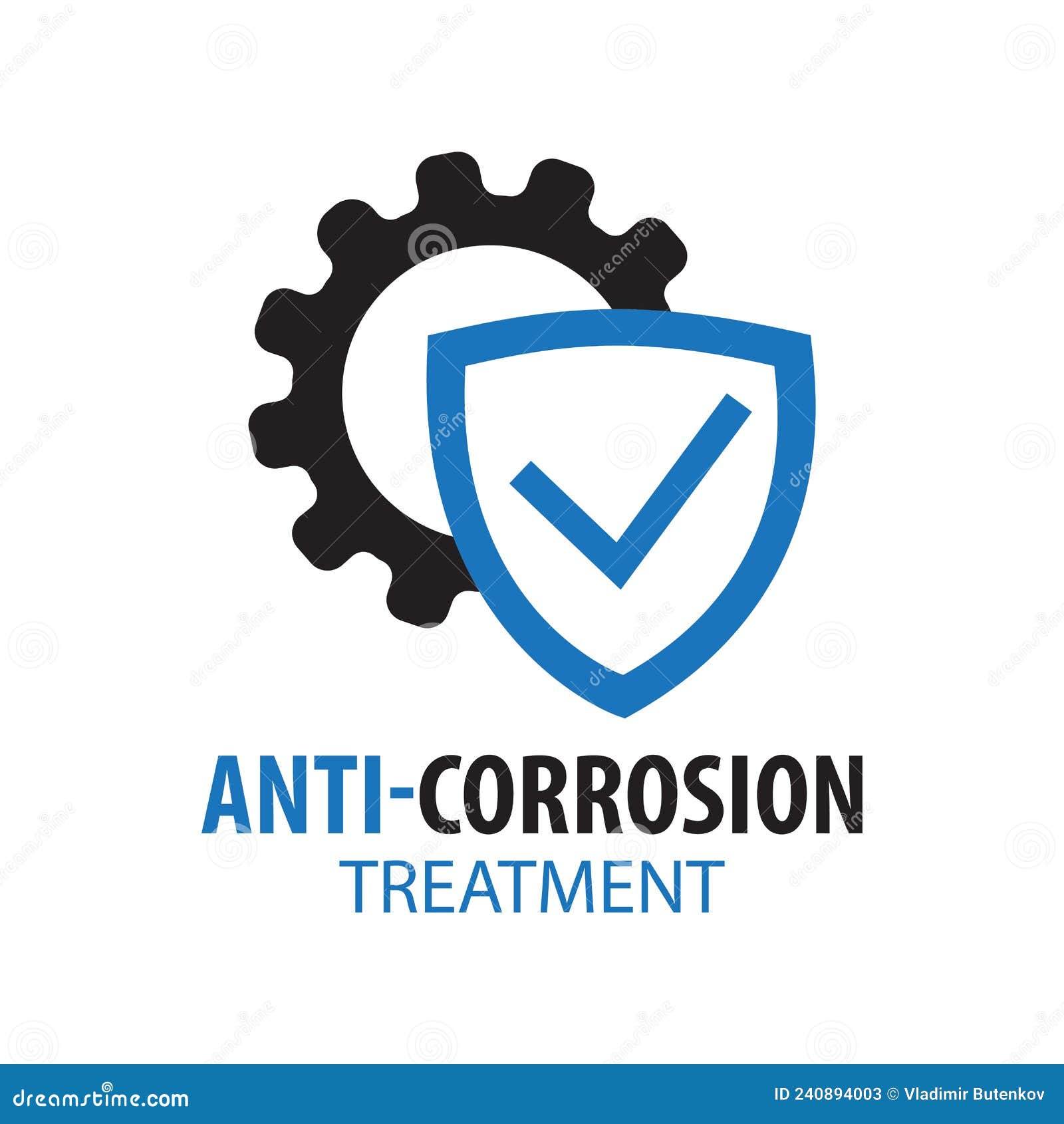 Vector Logo of Rust Removal and Treatment Stock Vector - Illustration ...