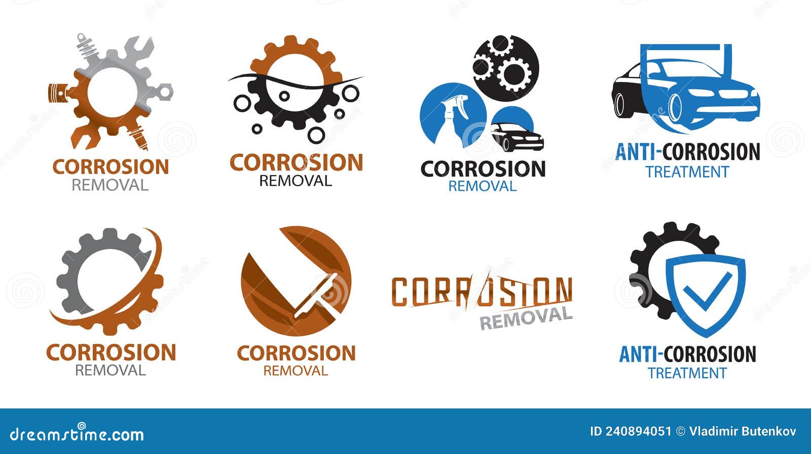 Vector Logo of Rust Removal and Treatment Stock Vector - Illustration ...