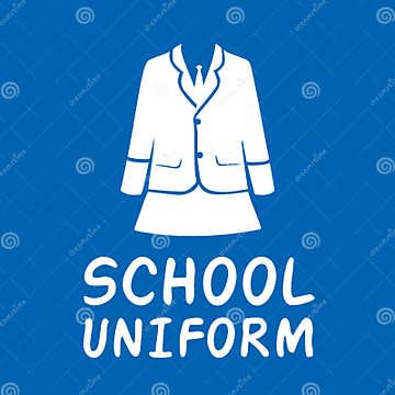 Vector Logo for School Store Clothes and Uniforms Stock Illustration ...