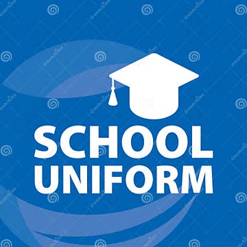 Vector Logo for School Store Clothes and Uniforms Stock Illustration ...
