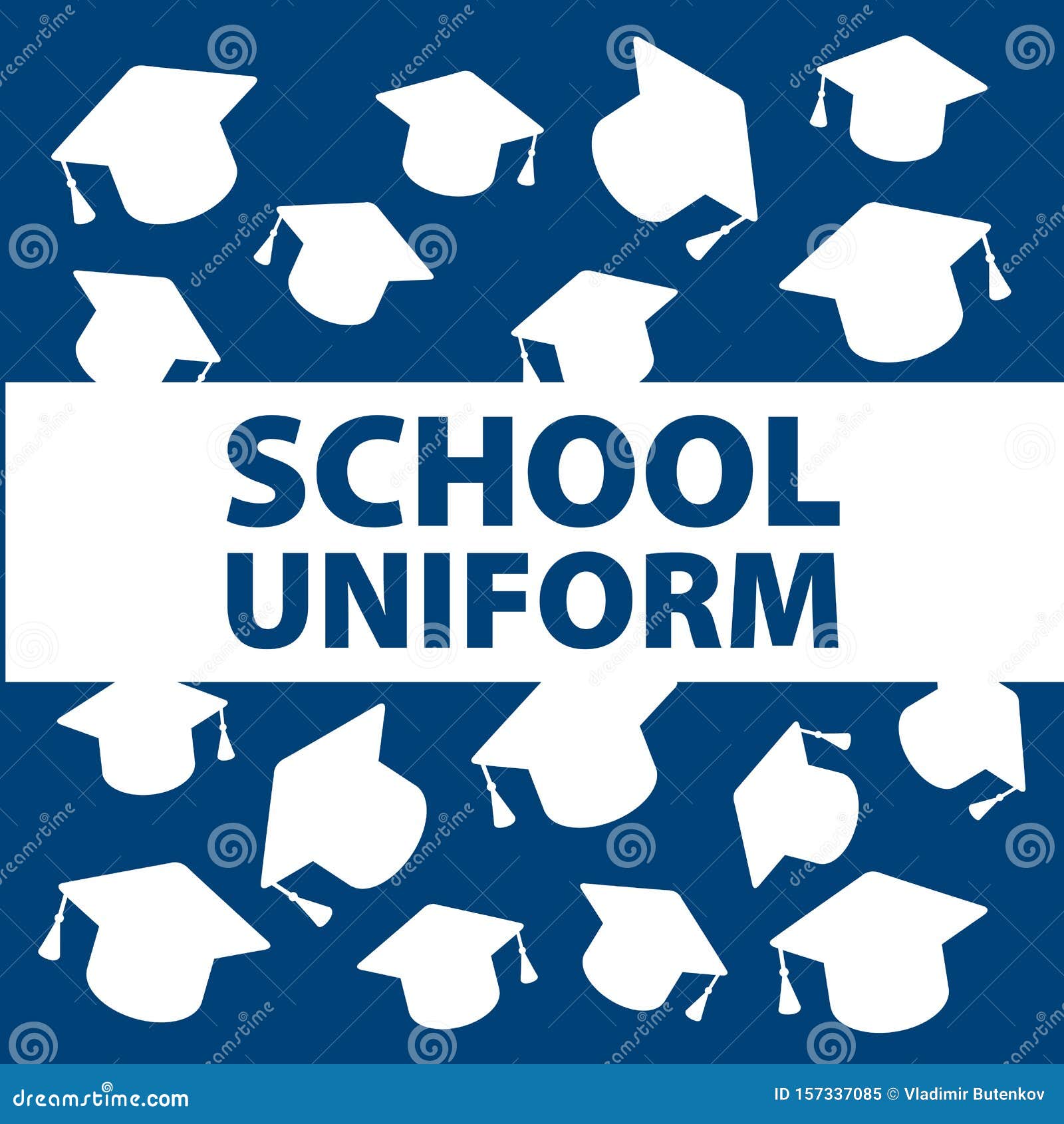 Vector Logo for School Store Clothes and Uniforms Stock Illustration ...