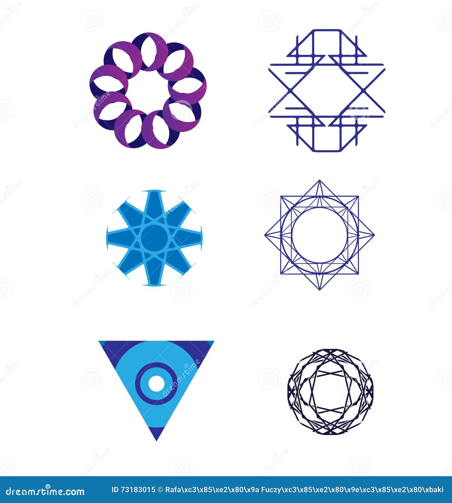 Vector logo set stock vector. Illustration of collection - 73183015