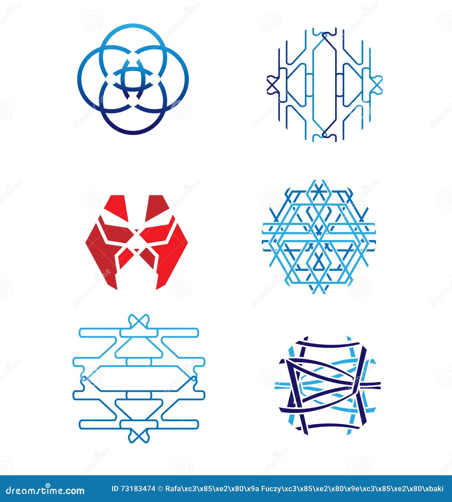 Vector logo set stock vector. Illustration of logo, vector - 73183474