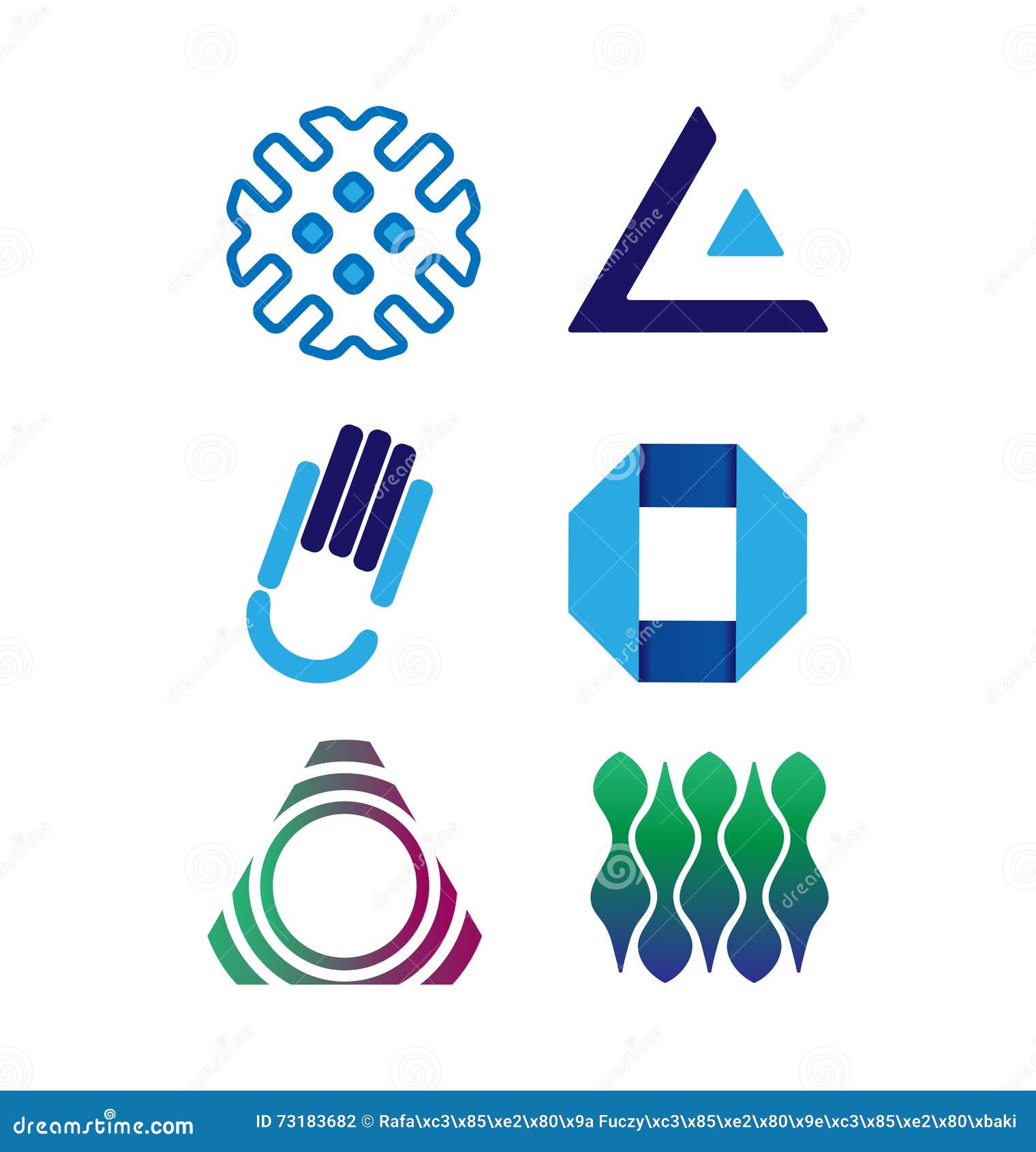 Vector logo set stock vector. Illustration of background - 73183682