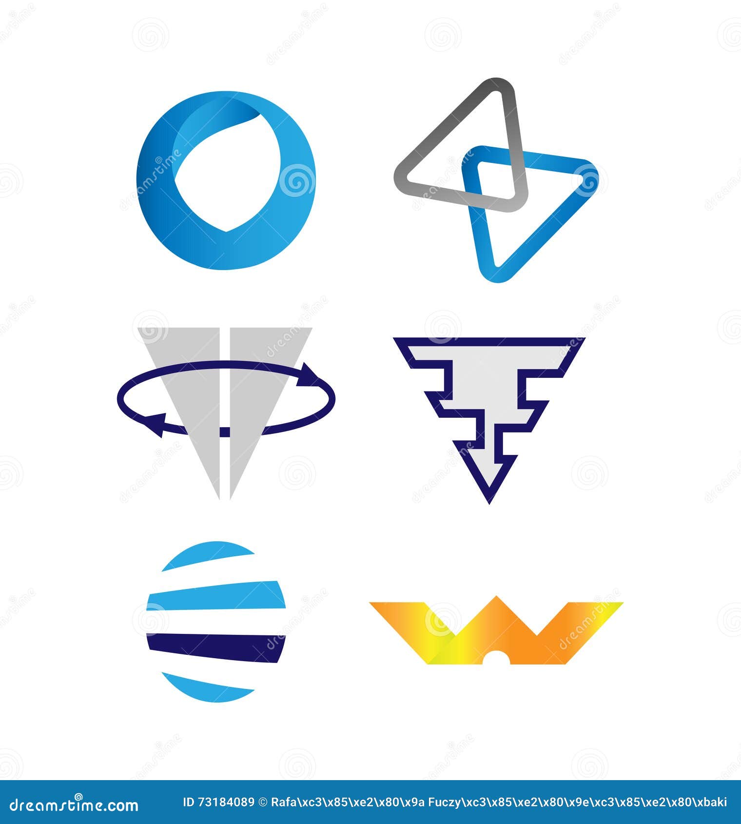 Vector logo set stock vector. Illustration of group, emblem - 73184089