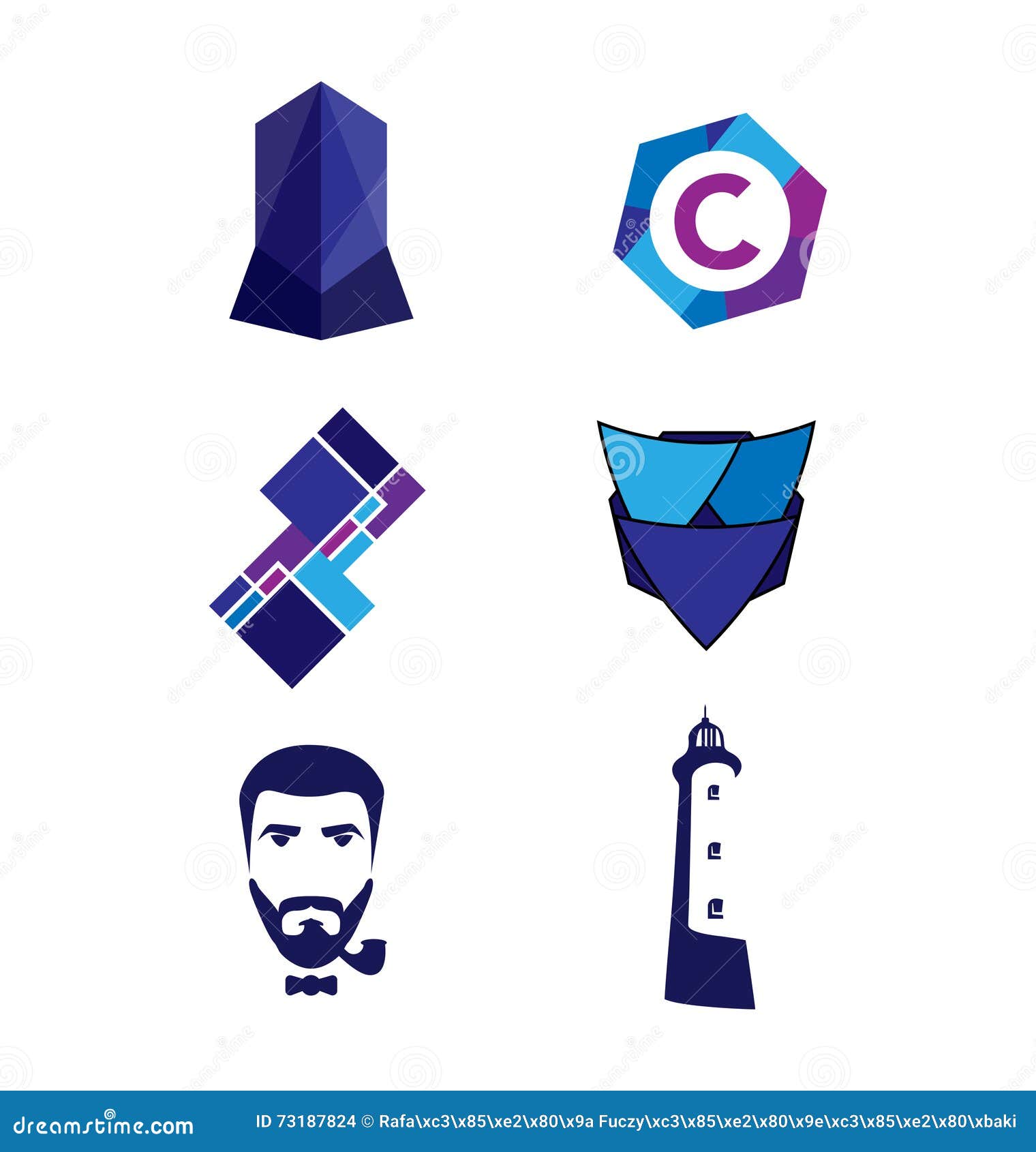 Vector Logo Set | CartoonDealer.com #73187824