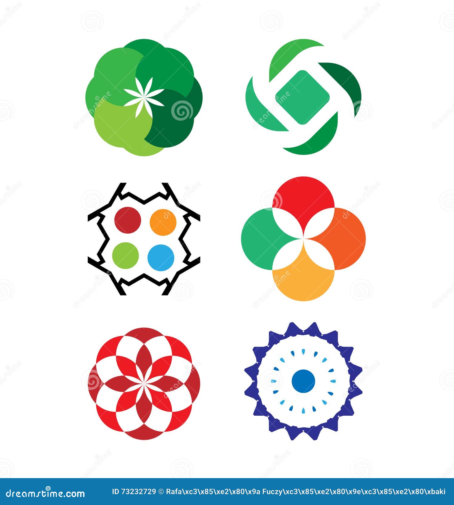 Vector logo set stock vector. Illustration of creative - 73232729