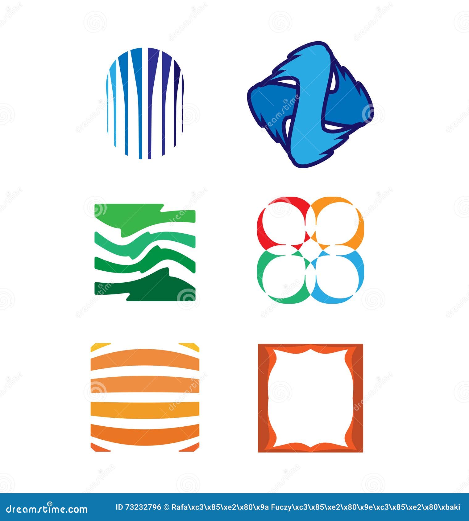 Vector logo set stock vector. Illustration of stylish - 73232796