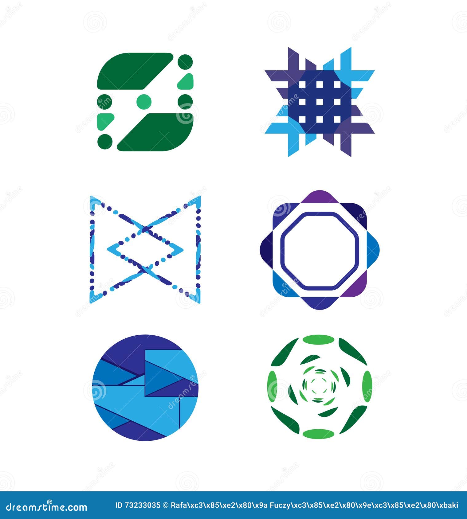 Vector logo set stock vector. Illustration of creative - 73233035