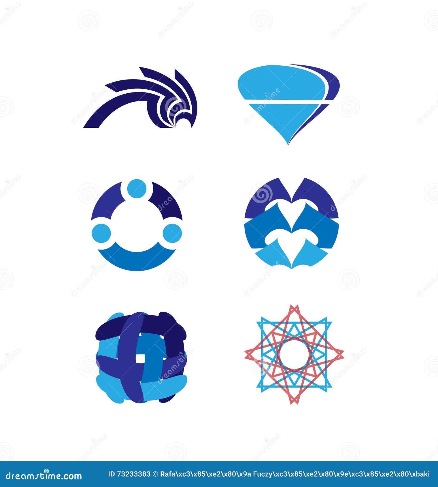 Vector logo set stock vector. Illustration of background - 73233383