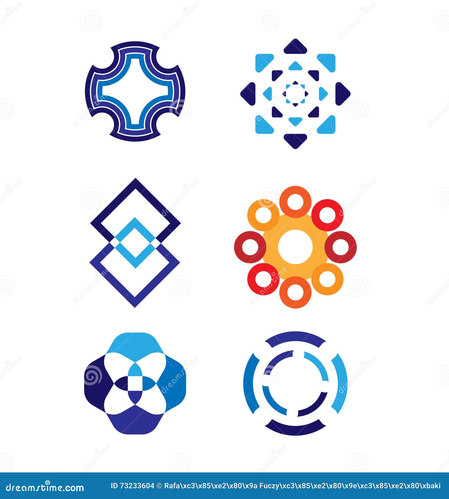 Vector logo set stock vector. Illustration of group, style - 73233604