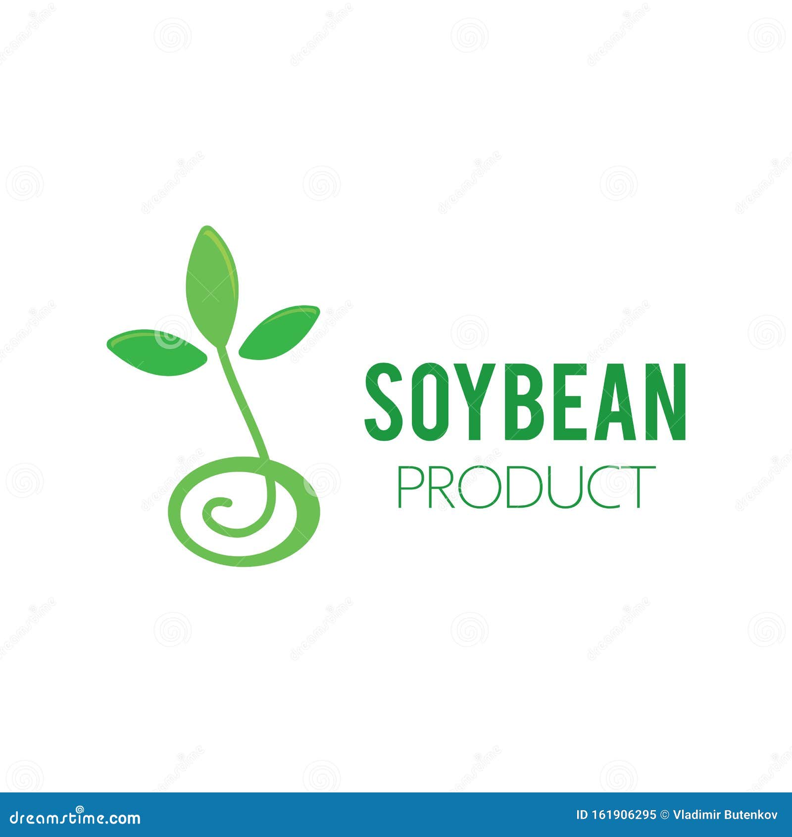 Vector Logo of Soybean and Agricultural Products Stock Illustration ...