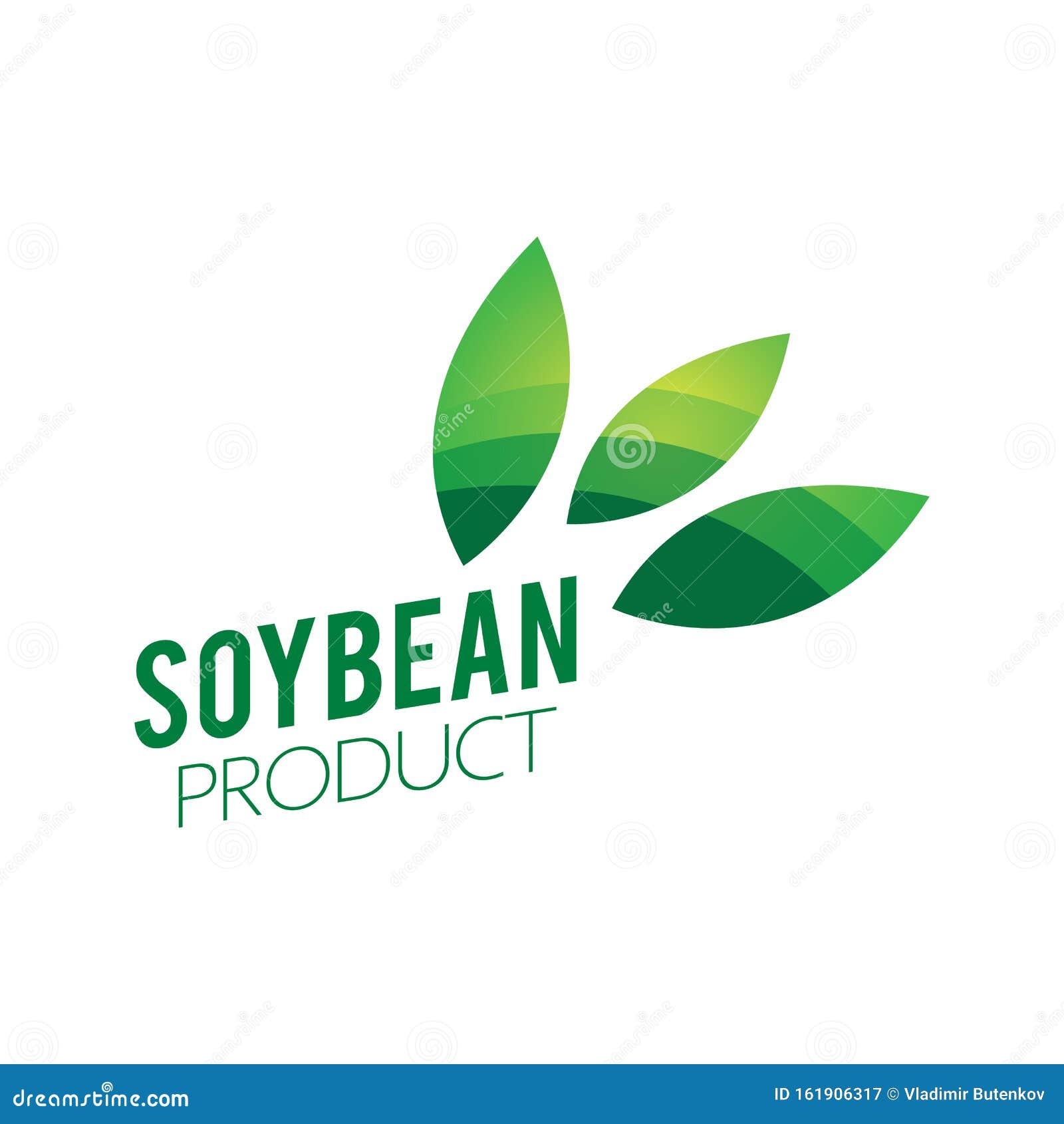 Vector Logo of Soybean and Agricultural Products Stock Illustration ...