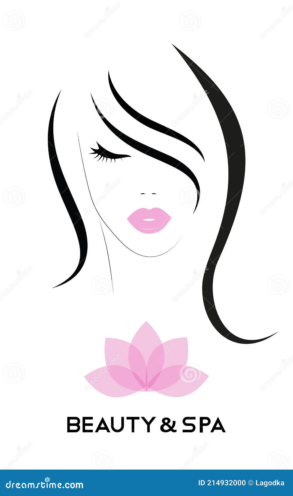 Logo for Spa and Beauty Salon Stock Vector - Illustration of elegant ...