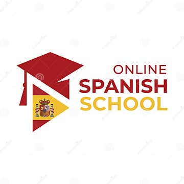 Vector Logo of the Spanish Language School Stock Vector - Illustration ...