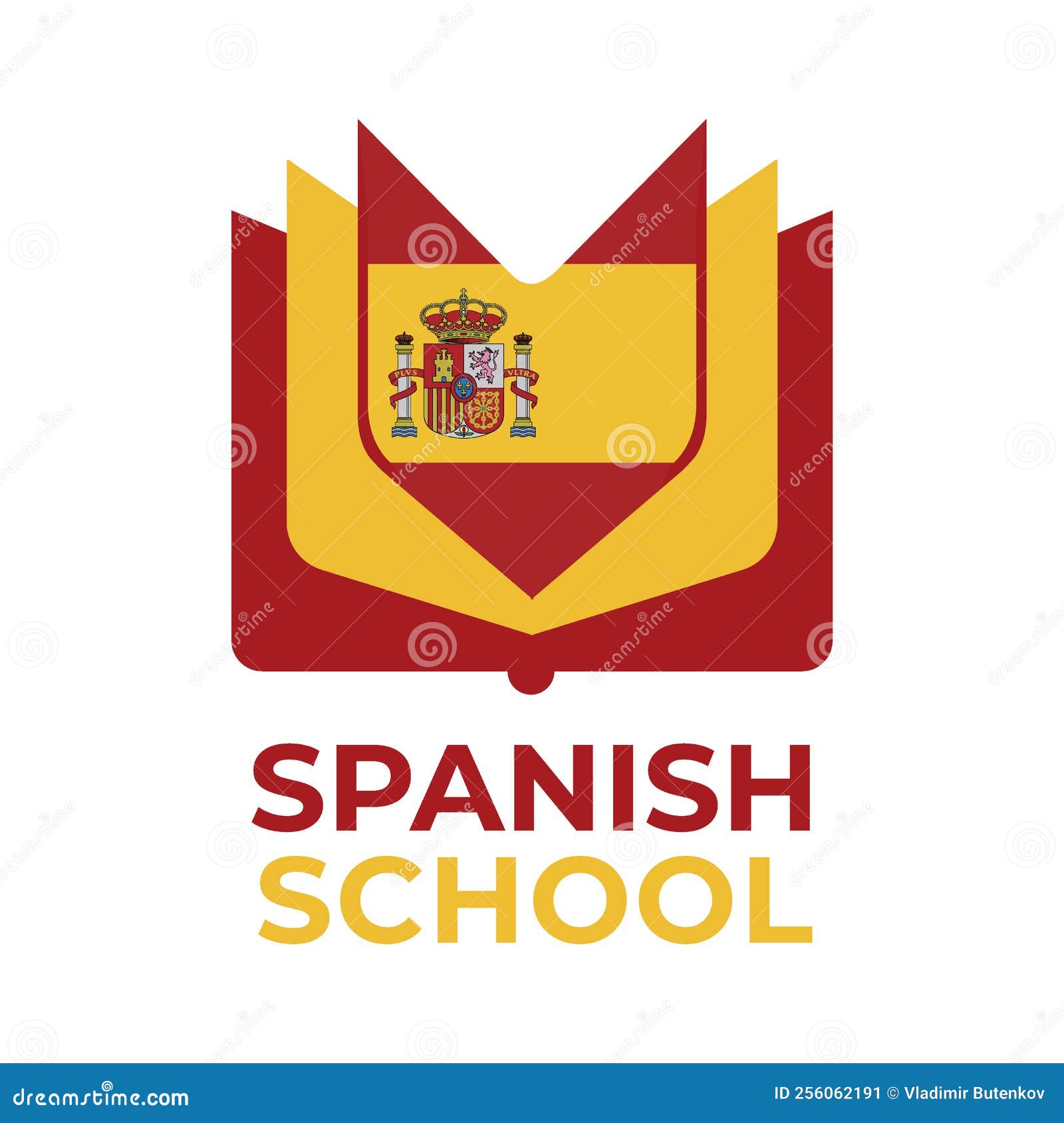 Vector Logo of the Spanish Language School Stock Vector - Illustration ...