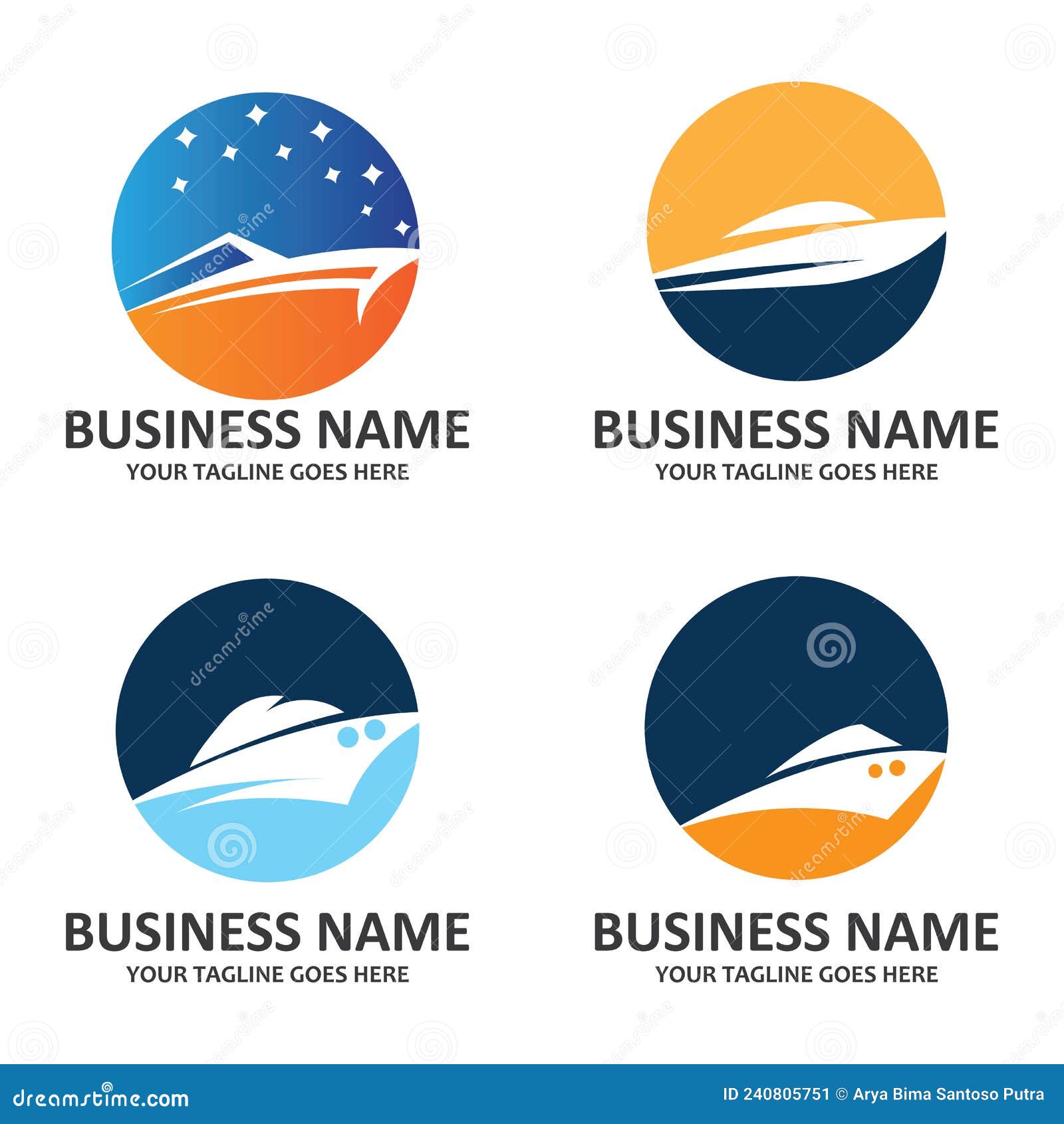 Vector Logo Speed Boat Symbol Stock Vector - Illustration of cargo ...