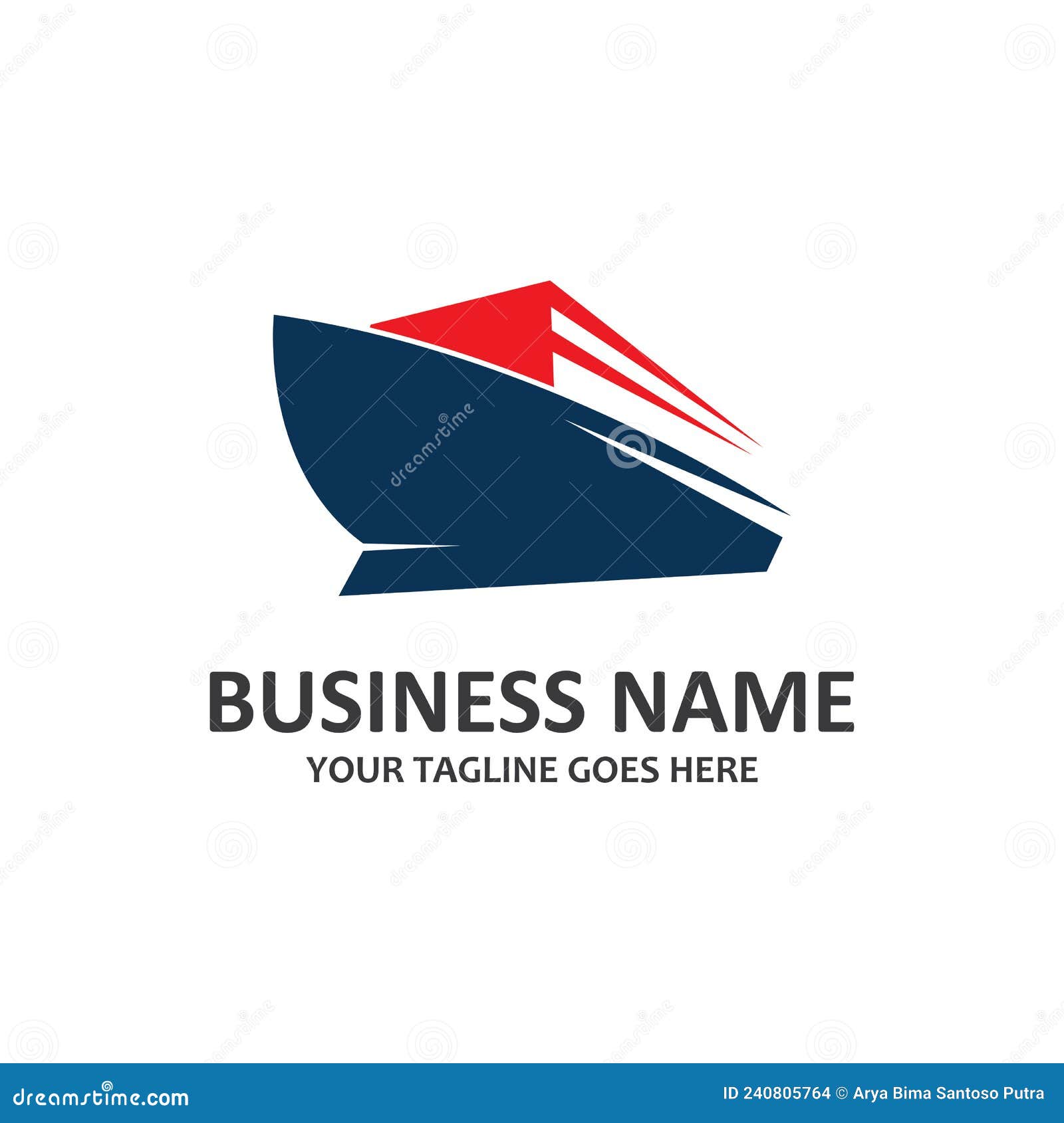 Vector Logo Speed Boat Symbol Stock Vector - Illustration of company ...