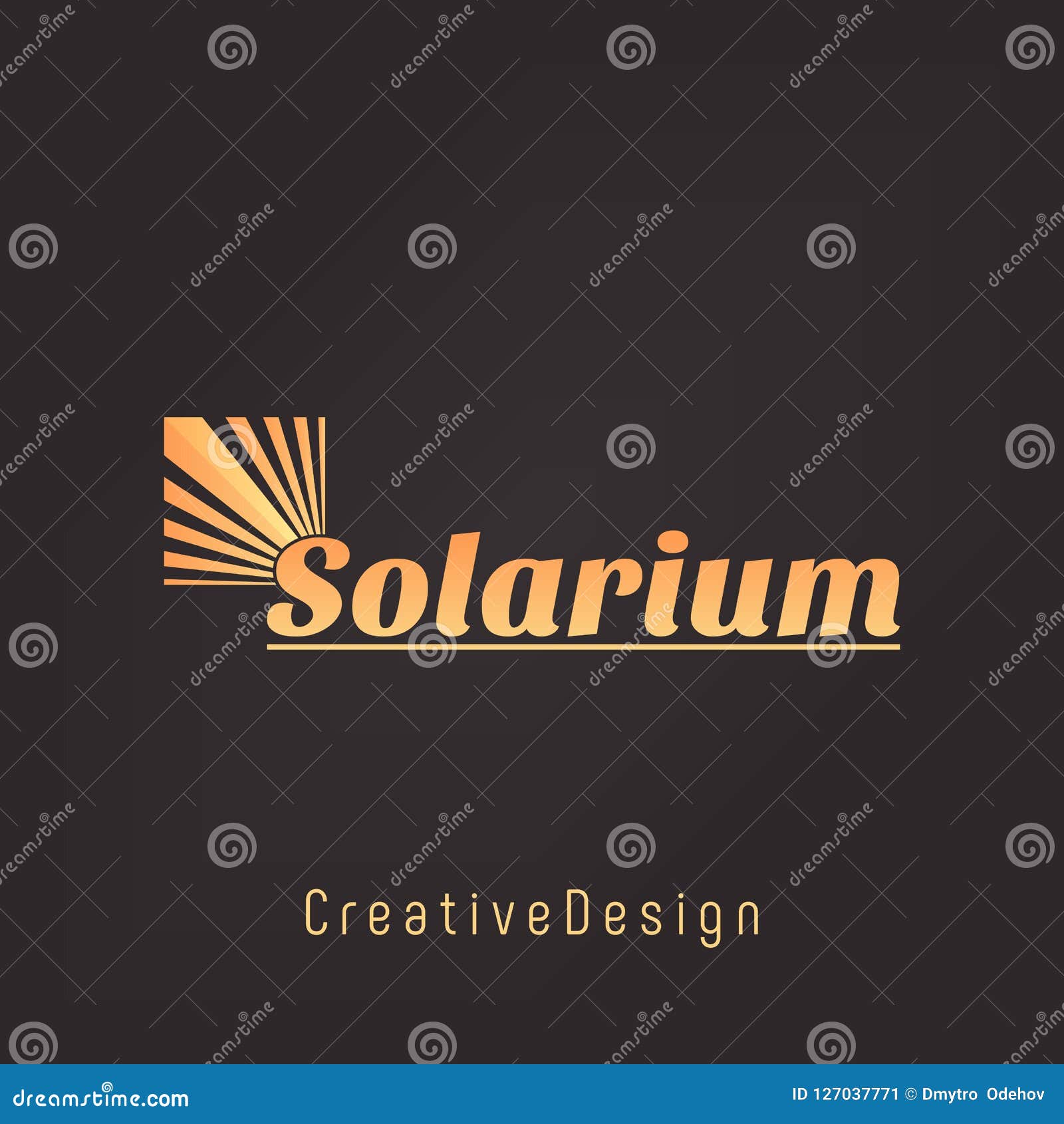 Vector Logo Symbol for Solarium Stock Vector - Illustration of sunlight ...