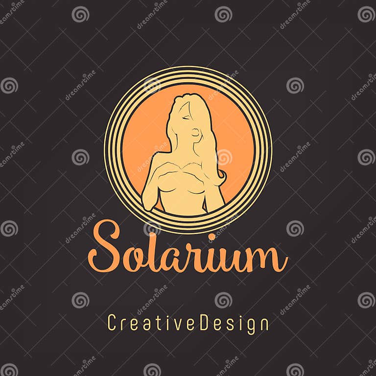 Vector Logo Symbol for Solarium Stock Vector - Illustration of solarium ...