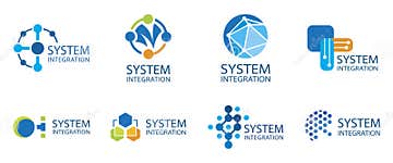 Vector Logo of a System Integration Company Stock Illustration ...
