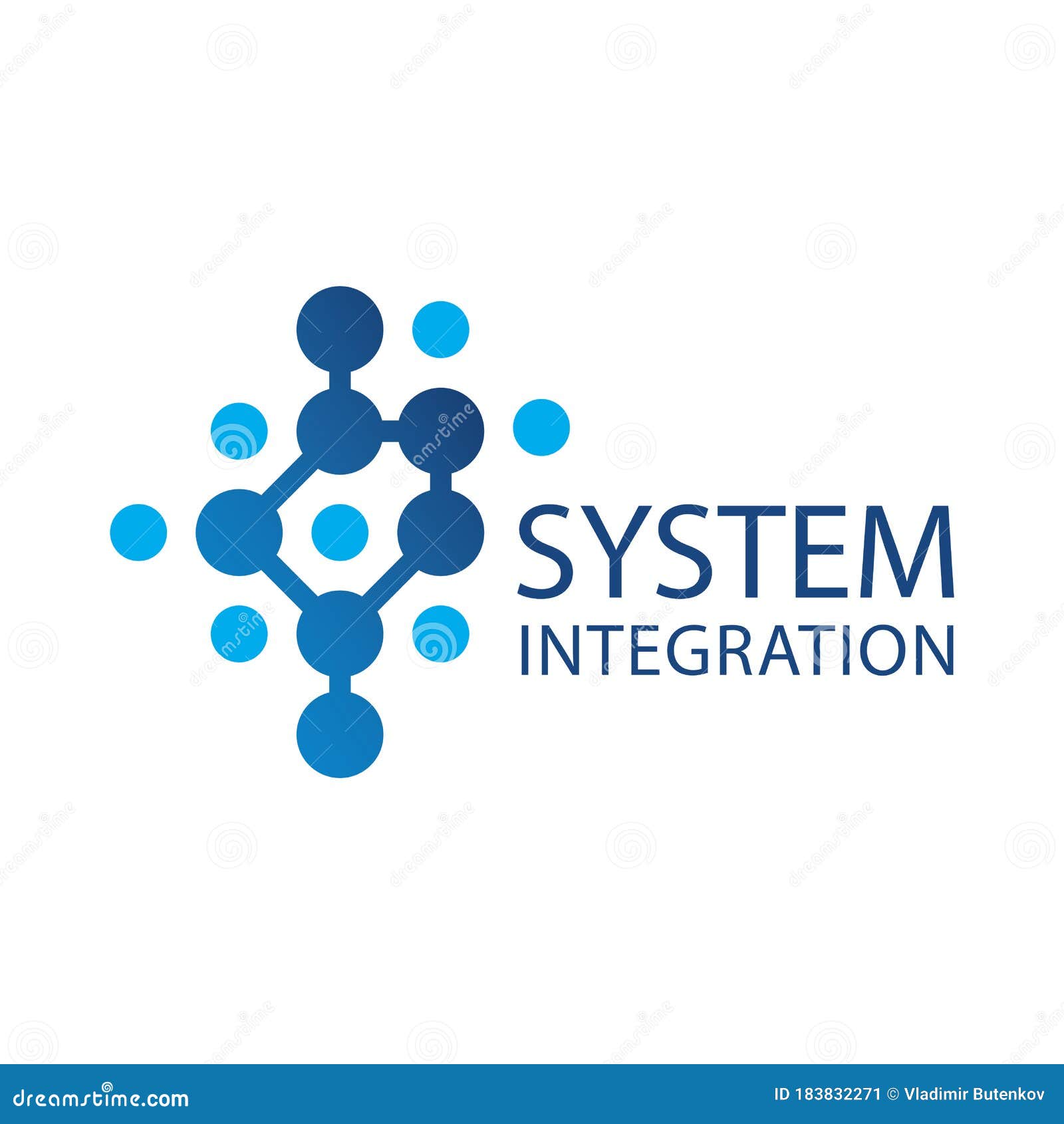 Vector Logo of a System Integration Company Stock Illustration ... Vector Logo of a System Integration Company Stock Illustration ...