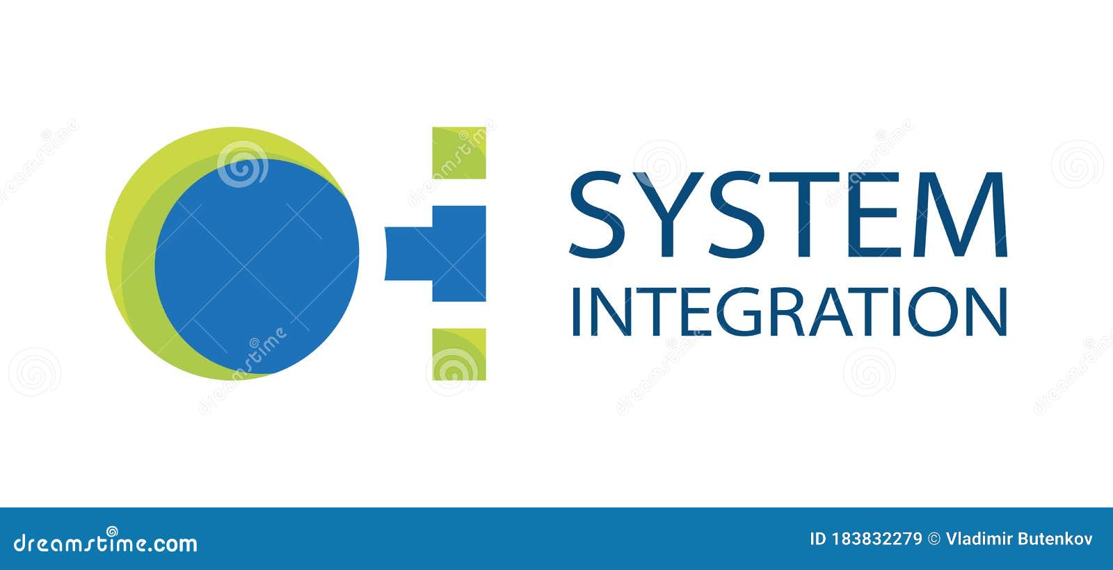 Vector Logo of a System Integration Company Stock Illustration ...