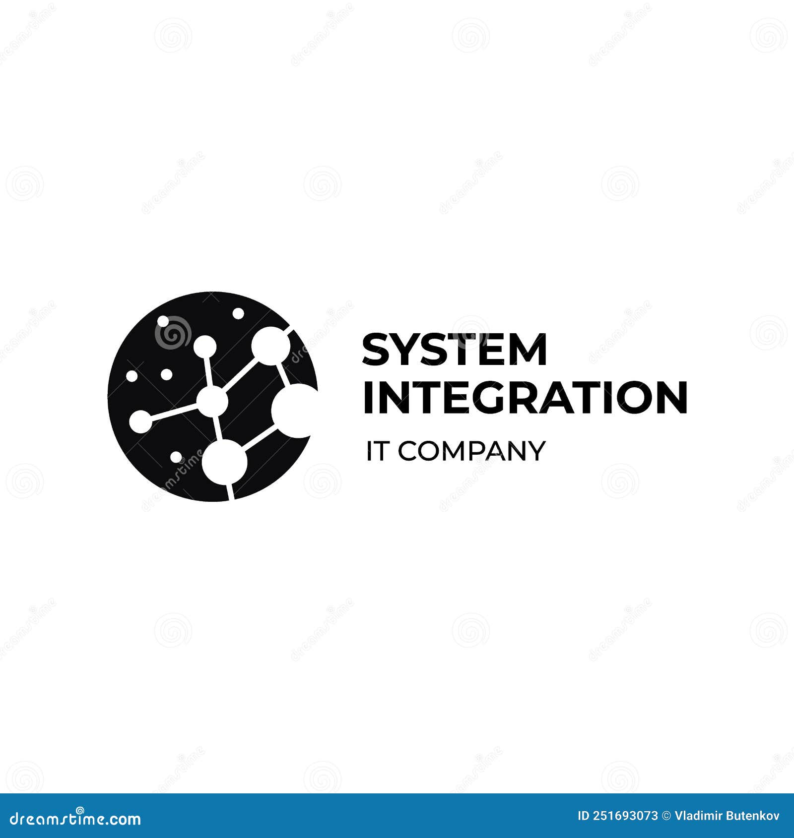 Vector Logo of a System Integration Company Stock Vector - Illustration ...