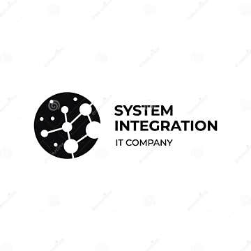 Vector Logo of a System Integration Company Stock Vector - Illustration ...